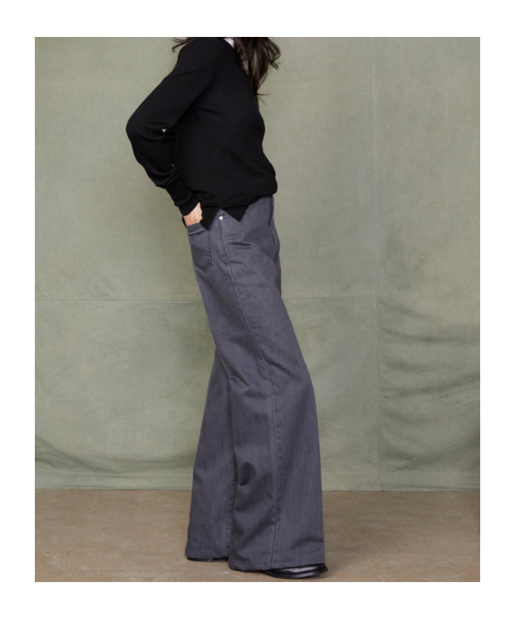 OFFICINE GÉNÉRALE Officine Générale Romy Faded Wide-Leg Jeans